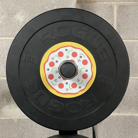 Plate Snacks: Donut & Pizza Weight Plates - Garage Gym Ideas