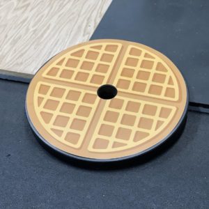 Plate Snacks: Donut & Pizza Weight Plates - Garage Gym Ideas