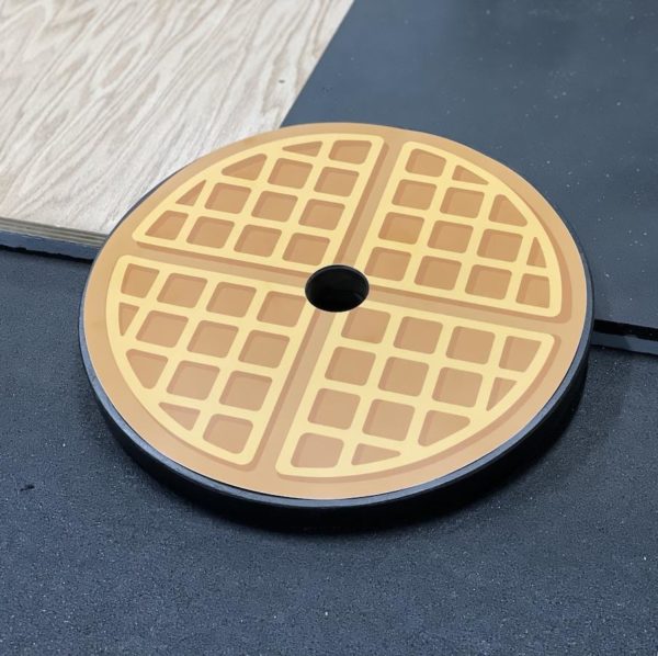 Plate Snacks: Donut & Pizza Weight Plates - Garage Gym Ideas
