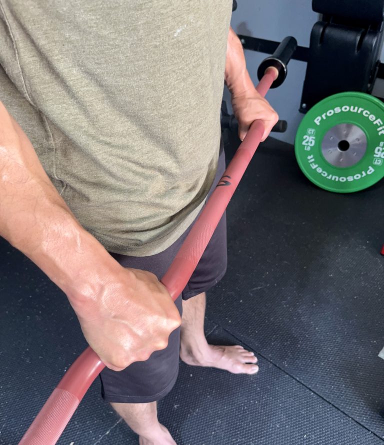 Exponent Edge Curl Bar Review - Rackable Curl Bar