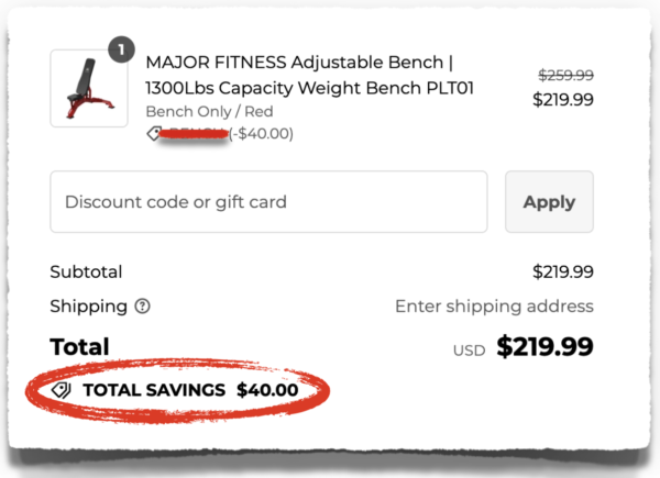 Major Fitness Adjustable Bench Review - Major PLT01 Review
