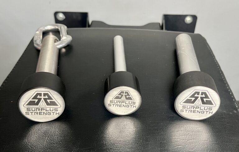 Surplus Strength Speed Pins Review - MagPins For Squat Rack